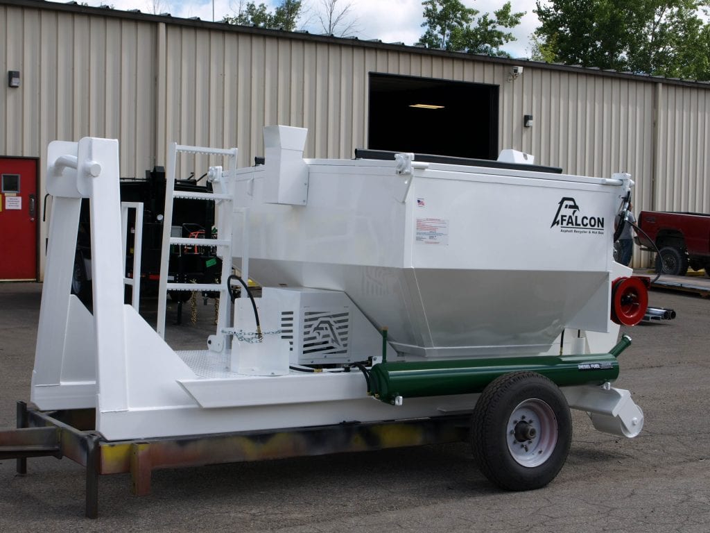 Truck-Mounted Asphalt Hot Boxes | Falcon Asphalt Repair Equipment