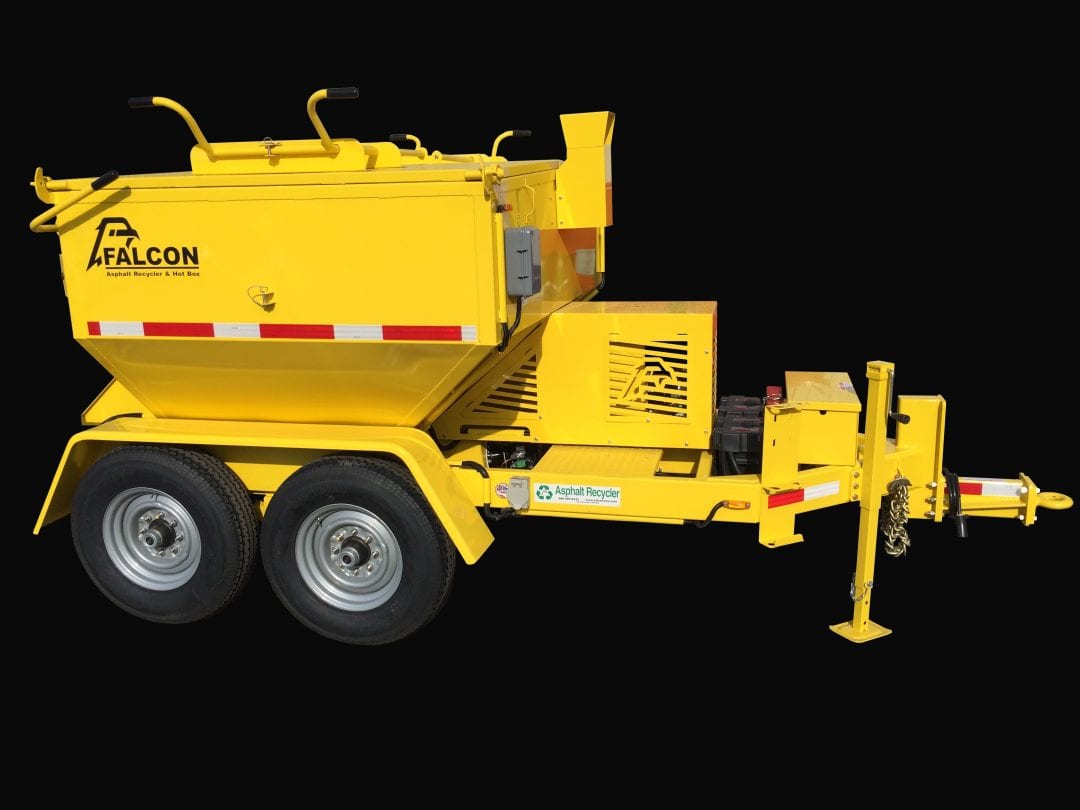2-Ton Asphalt Hot Box Trailer - Falcon Asphalt Repair Equipment ...