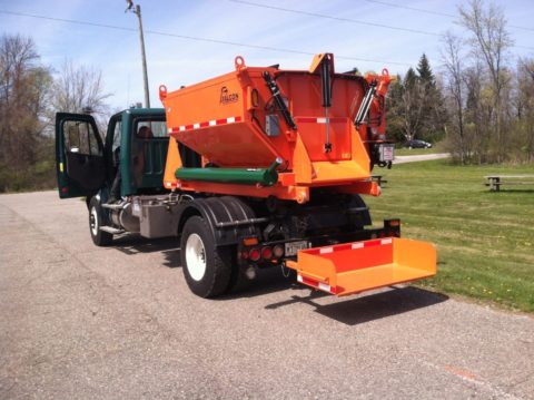 Hook Lift Asphalt Hot Box | Falcon Asphalt Repair Equipment
