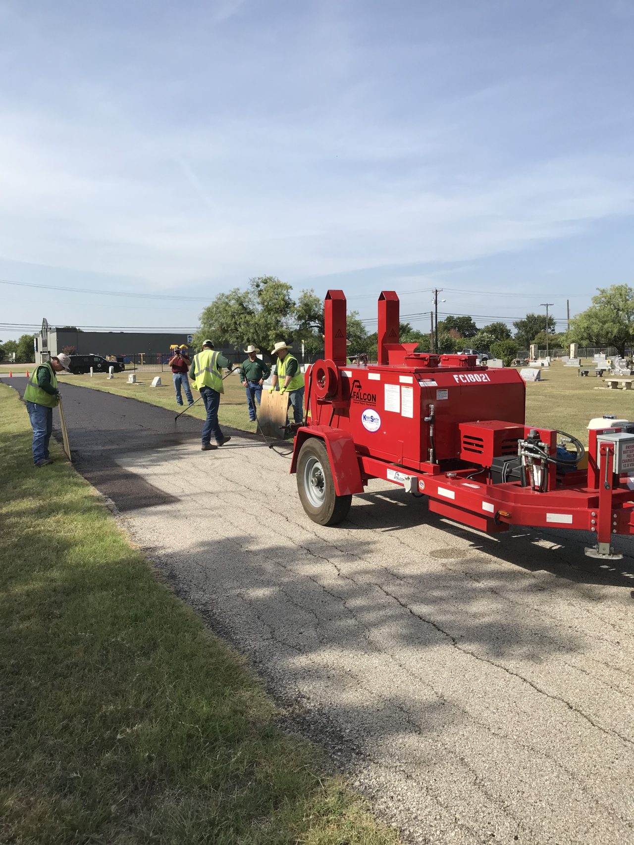 Asphalt Hot Box Trailers | Falcon Asphalt Repair Equipment